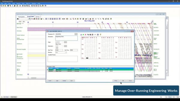 Demonstrating Train Plan: Managing Over-Running Engineering Works ...
